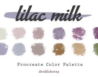 IU LILAC Color Palette | Kpop Color Swatches | Instant Download ...