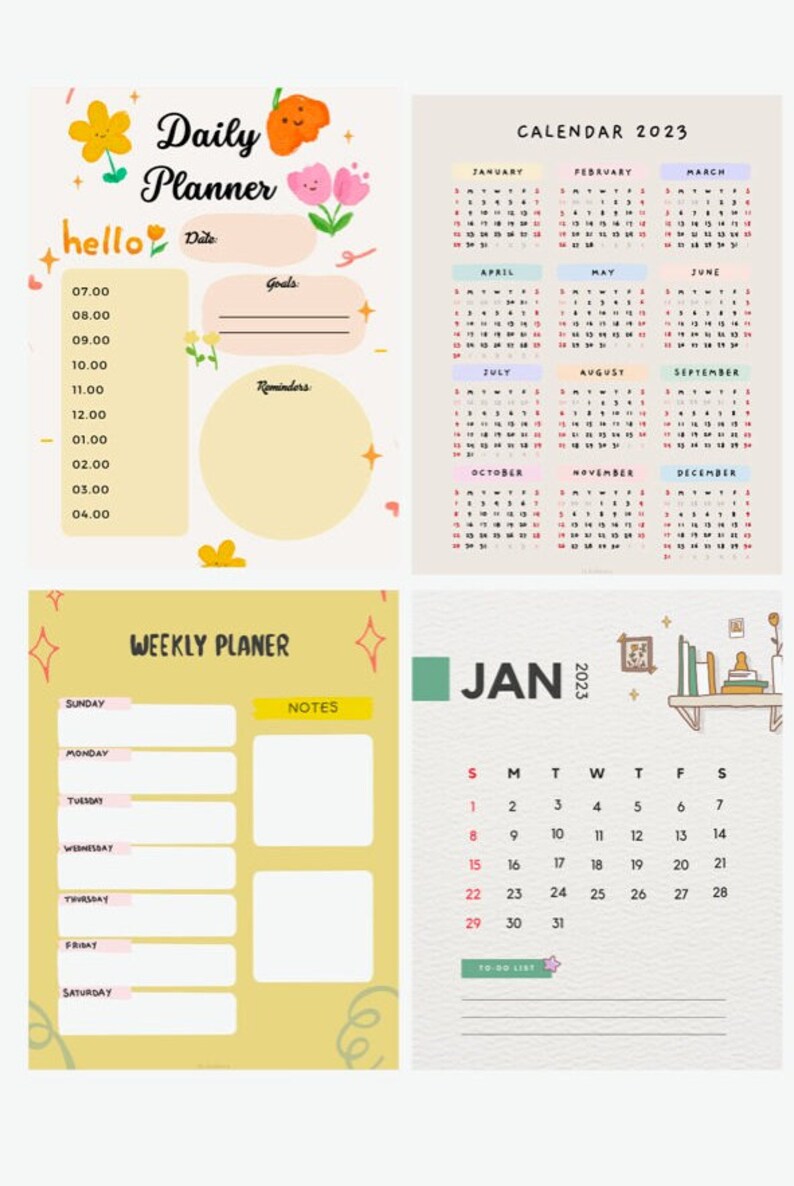 Pastel Rainbow Digital Planner | Digital Planner for Goodnotes 5 ...