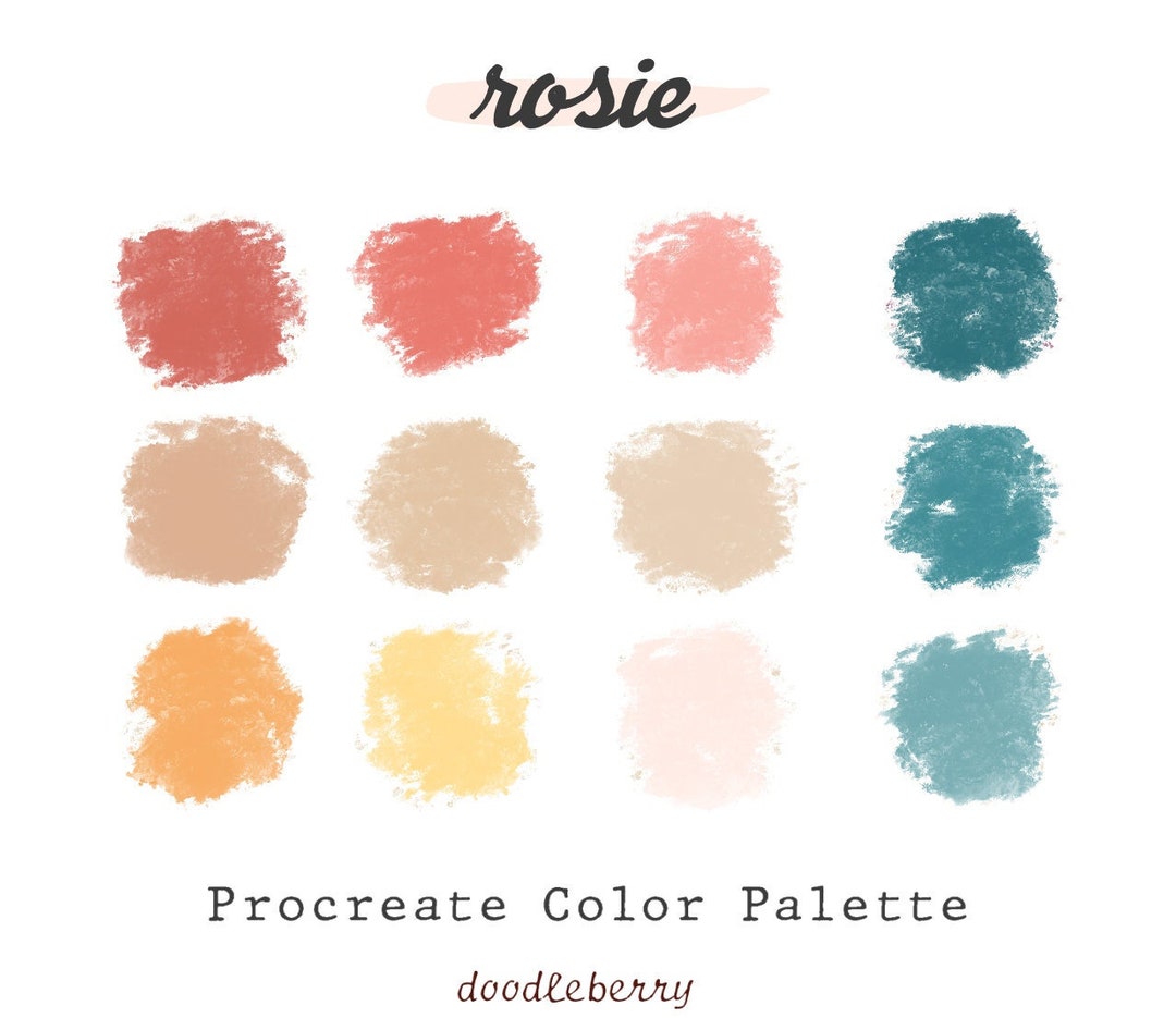 Rosie Color Palette for Procreate - Etsy