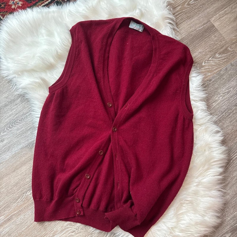Men Lambswool Cardigan - Etsy