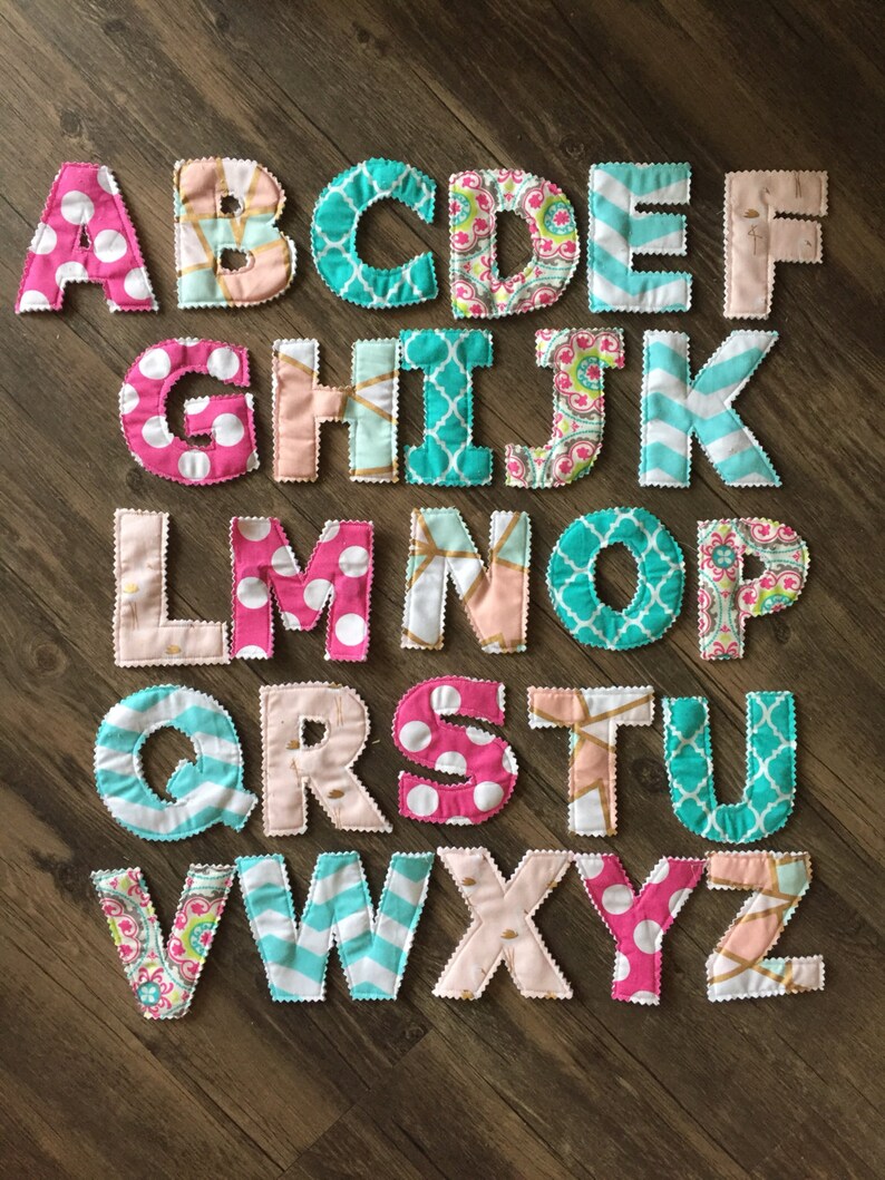 Fabric Alphabet Set - Etsy