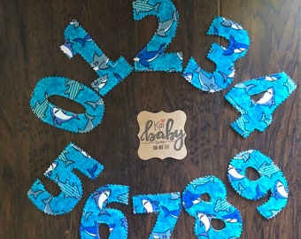 Fabric Numbers - Etsy