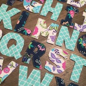 Fabric Alphabet Set - Etsy