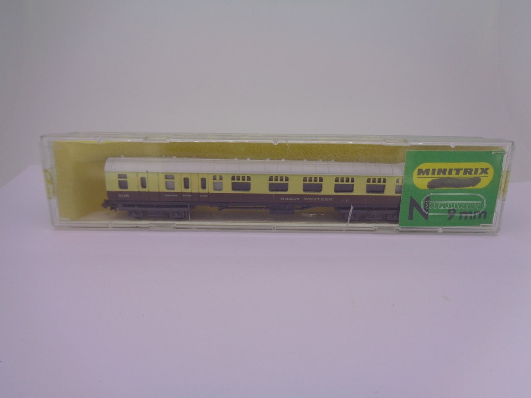 Minitrix Model Railway N-gauge GWR Passenger Coach No.3146 Boxed - Etsy