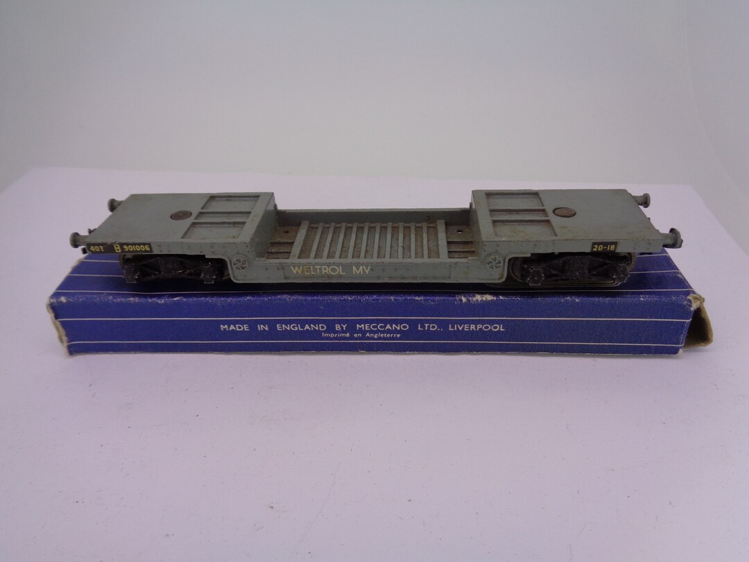 Hornby-dublo OO Gauge 40ton Bogie Well Wagon DI 32053 Boxed - Etsy