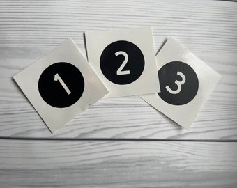 Number Vinyl Floor Decals for the Classroom - Etsy