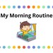 My Morning Routine Social Skills Story for Children, Digital Download ...
