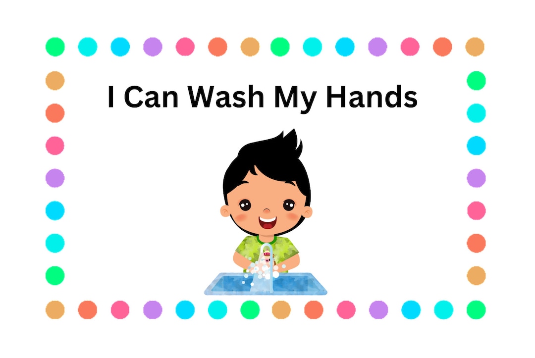 I Can Wash My Hands Social Story for Children, Digital Download, Social ...