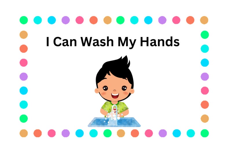 I Can Wash My Hands Social Story for Children, Digital Download, Social ...