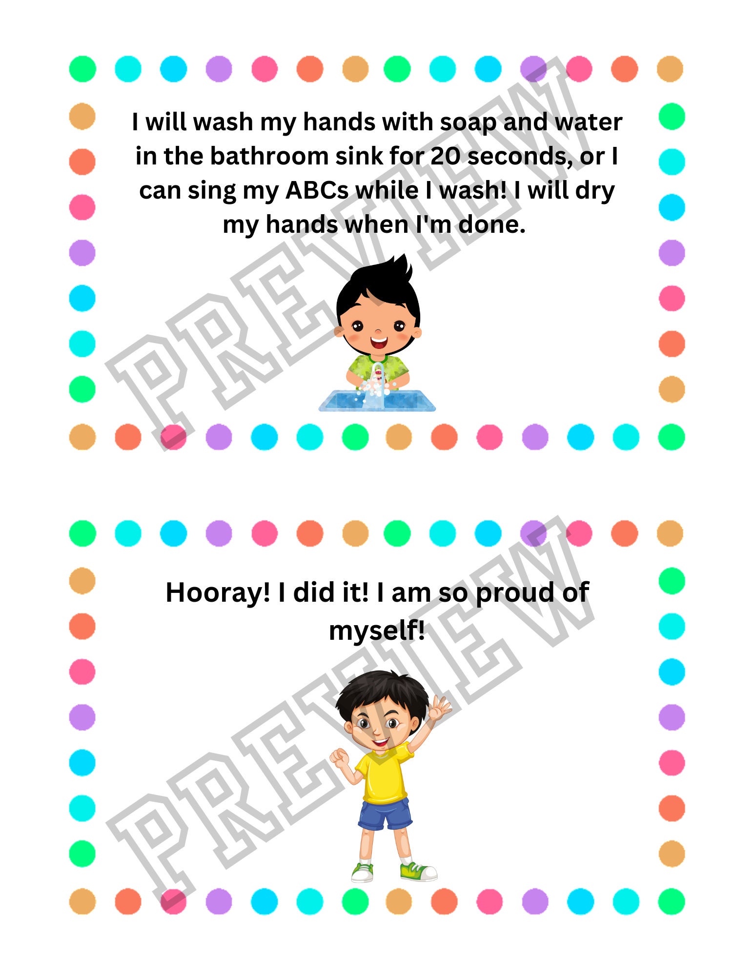 I Can Use the Toilet Social Story for Children, Potty Training, Digital ...