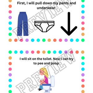 I Can Use the Toilet Social Story for Children, Potty Training, Digital ...