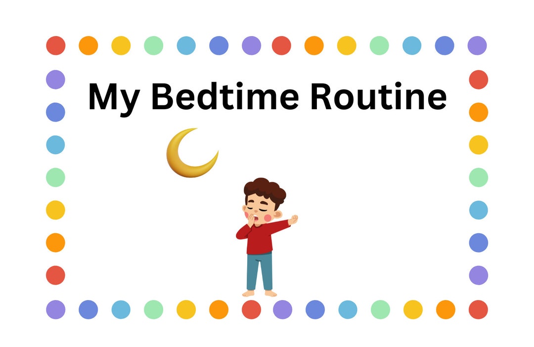 My Bedtime Routine Social Skills Story for Children, Digital Download ...