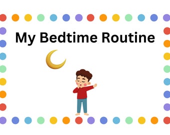 My Morning Routine Social Skills Story for Children, Digital Download ...