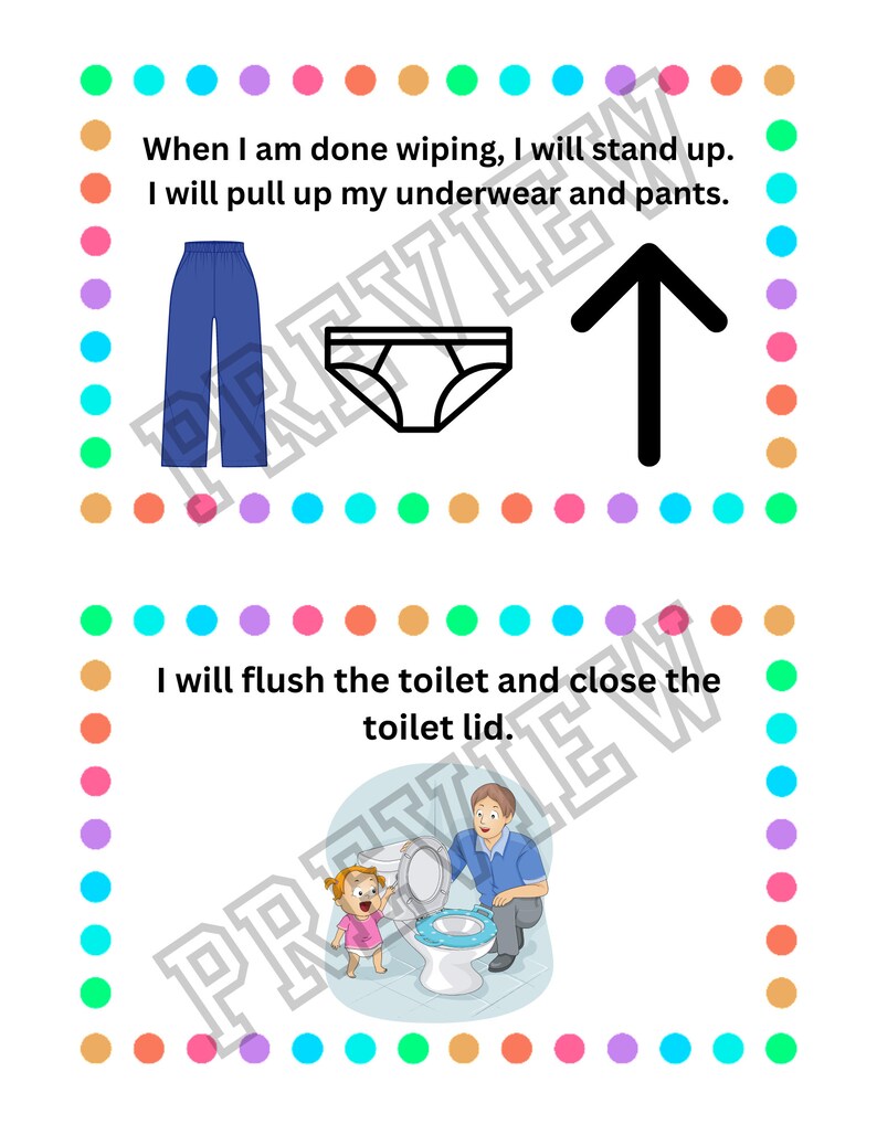 I Can Use the Toilet Social Story for Children, Potty Training, Digital ...