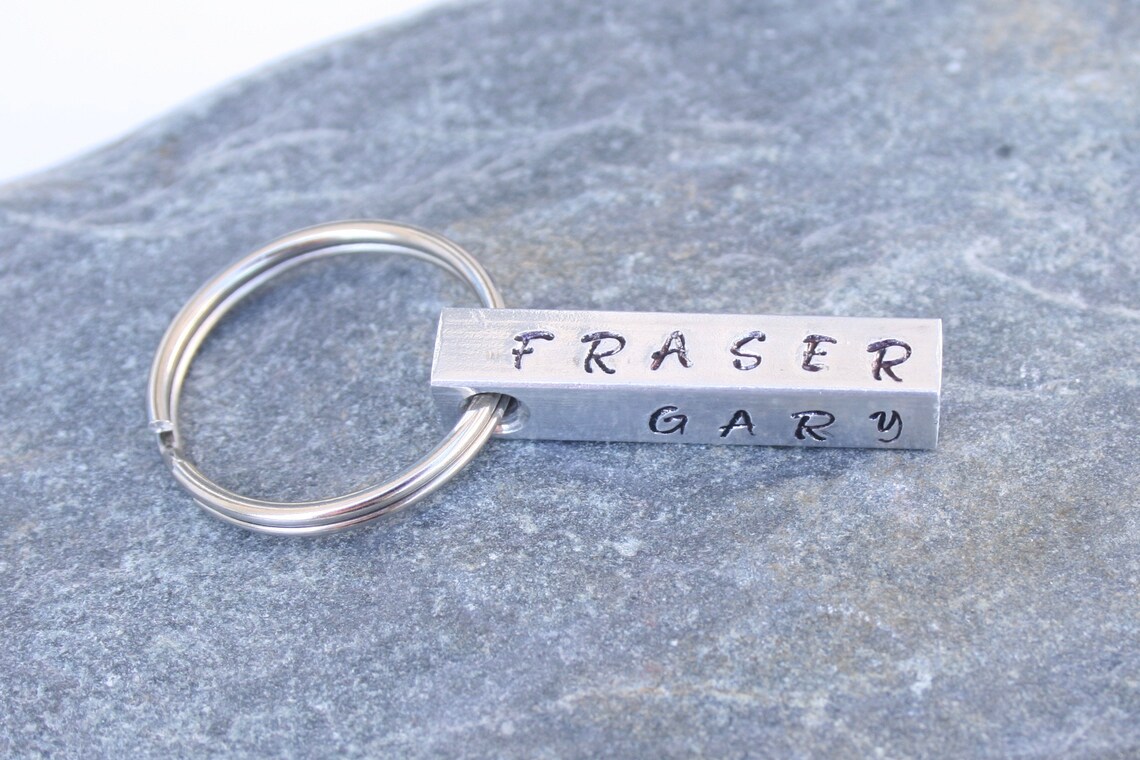 Personalised Name Keyring Gift for Him Personalised Gift - Etsy