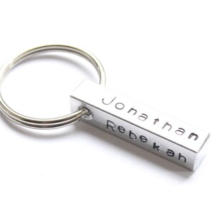 Personalised Name Keyring, Gift for Him, Personalised Gift, Father's ...