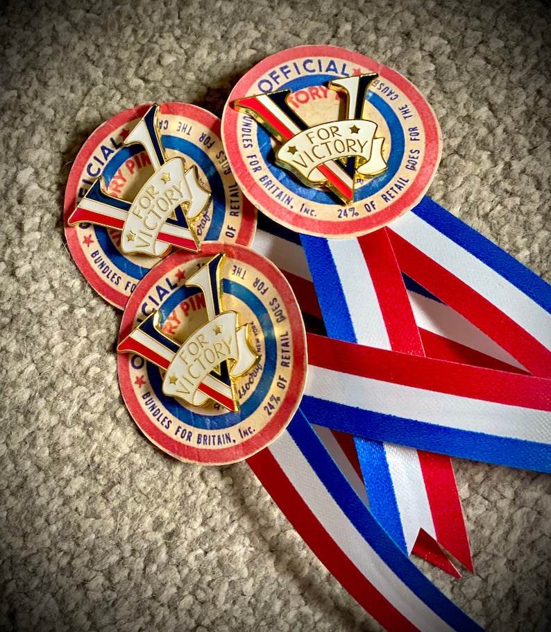 Reproduction 1940s Victory Badges - Etsy