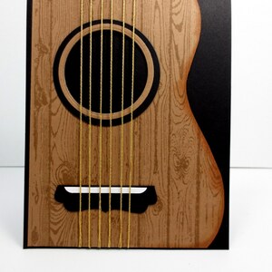 Handmade Guitar Card: Stampin Up, Guitar Strings - Etsy