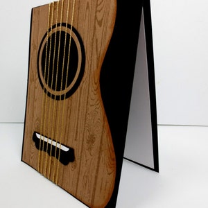 Handmade Guitar Card: Stampin Up, Guitar Strings - Etsy