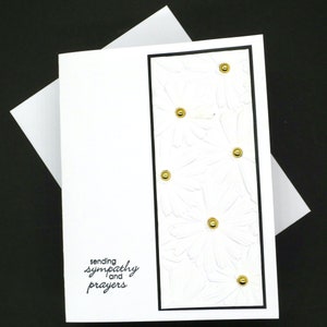 Handmade With Sympathy Embossed Card: Stampin up Condolence Card - Etsy