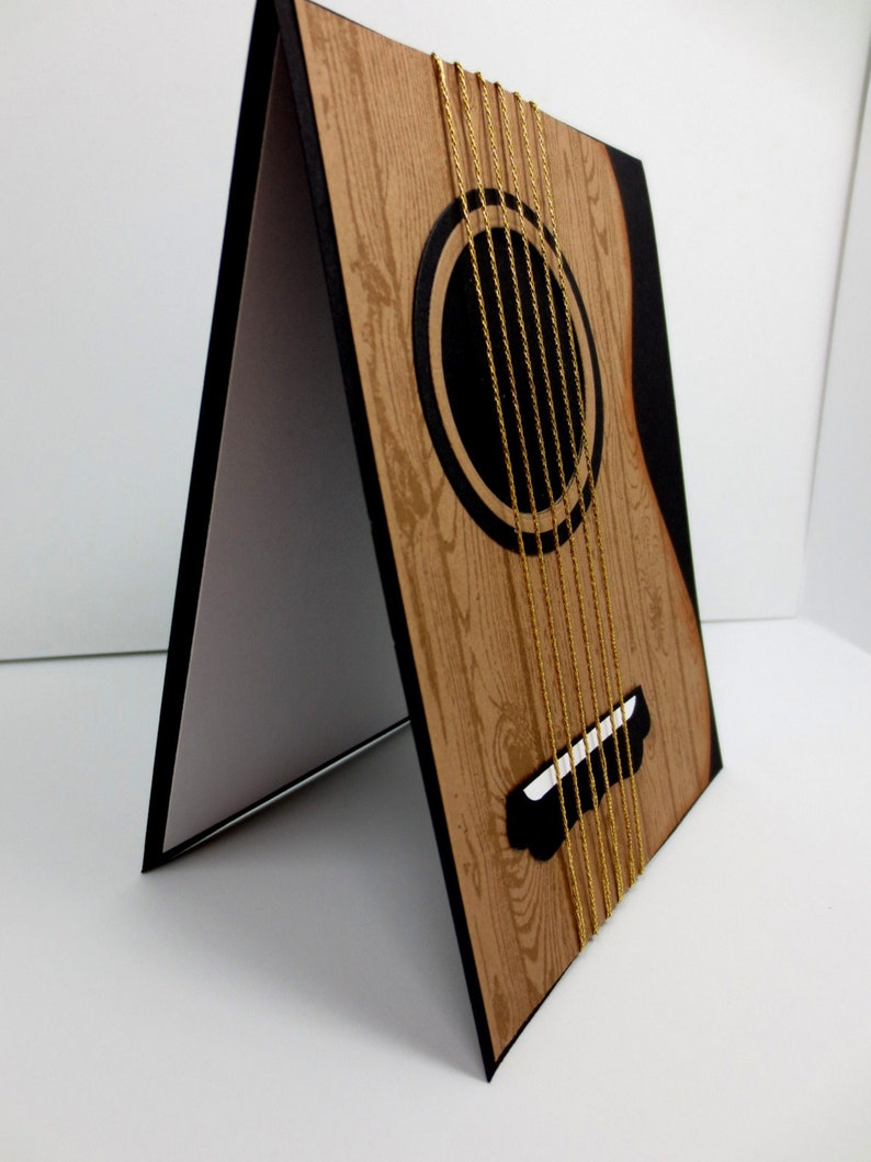 Handmade Guitar Card: Stampin Up Guitar Strings | Etsy