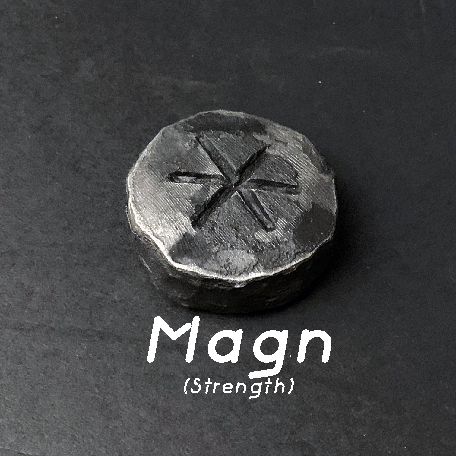 Forged Steel Worry Stones With Viking Runes - Etsy