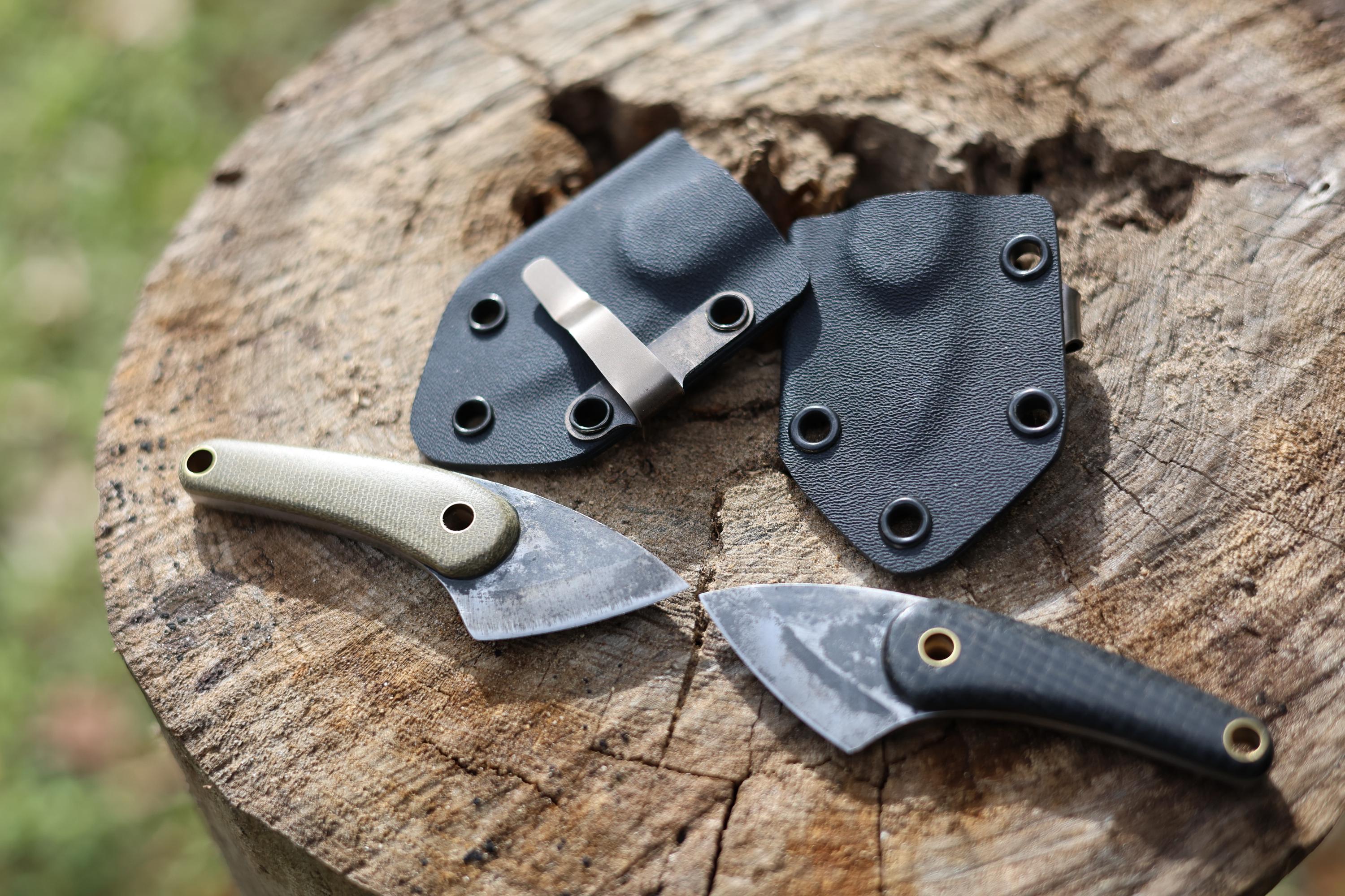 Small Handmade Belt Knife - Etsy