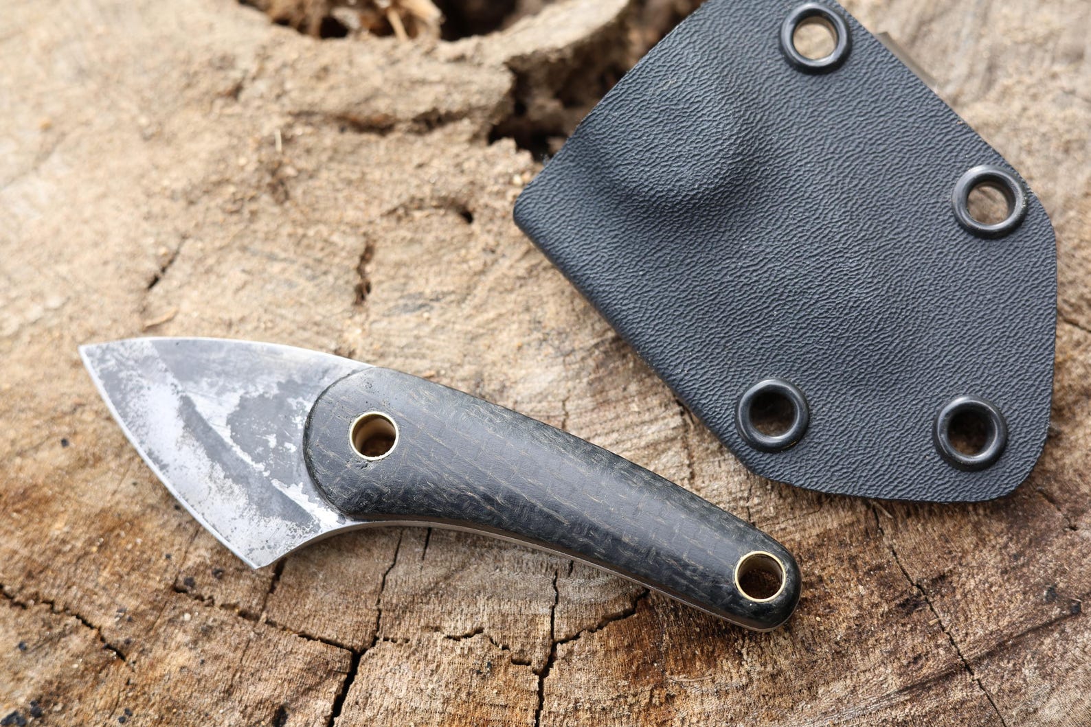 Small Handmade Belt Knife - Etsy