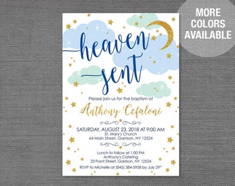 Heaven sent invite | Etsy