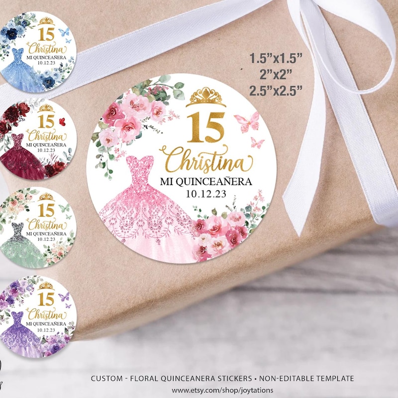 Blue Mis Quince Stickers - Etsy