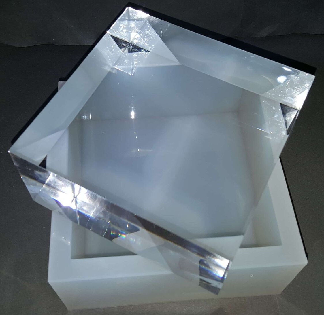 Square 10cm x 7cm Sharp Corner Square Food & Heat Safe | Etsy