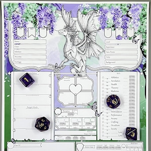 Pathfinder Feywild Dragon 2e Character Sheet Digital Download - Etsy