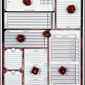 Phoenix Dnd 5e Character Sheet | Dnd Character Journal | Dungeons and ...