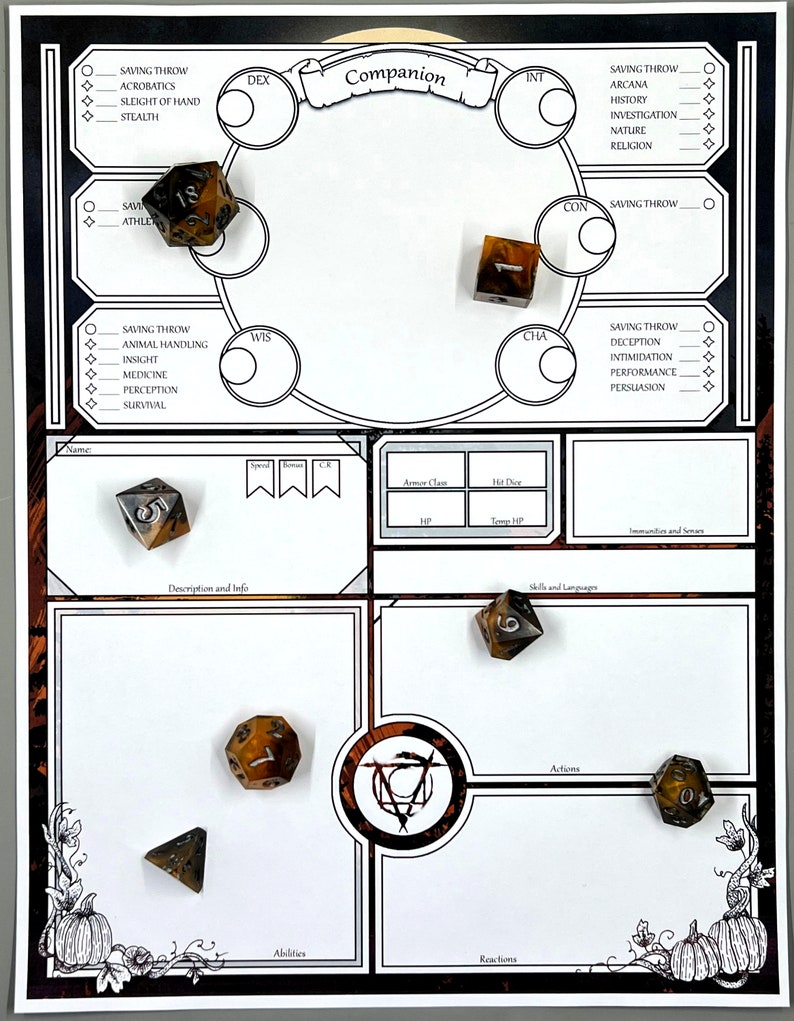 Blood Hunter Order of the Lycan Dnd 5e Character Sheet - Etsy
