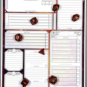 Beholder Dnd 5e Character Sheet Digital Download - Etsy