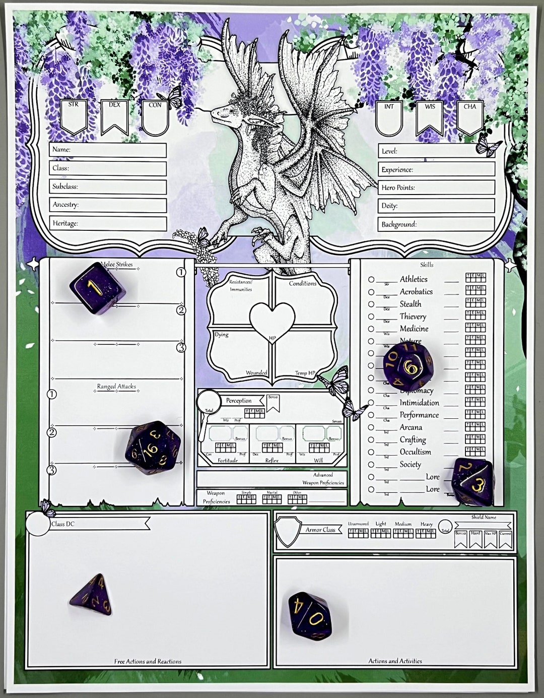 Pathfinder | Pathfinder 2e | Character Sheet | Pathfinder Character ...