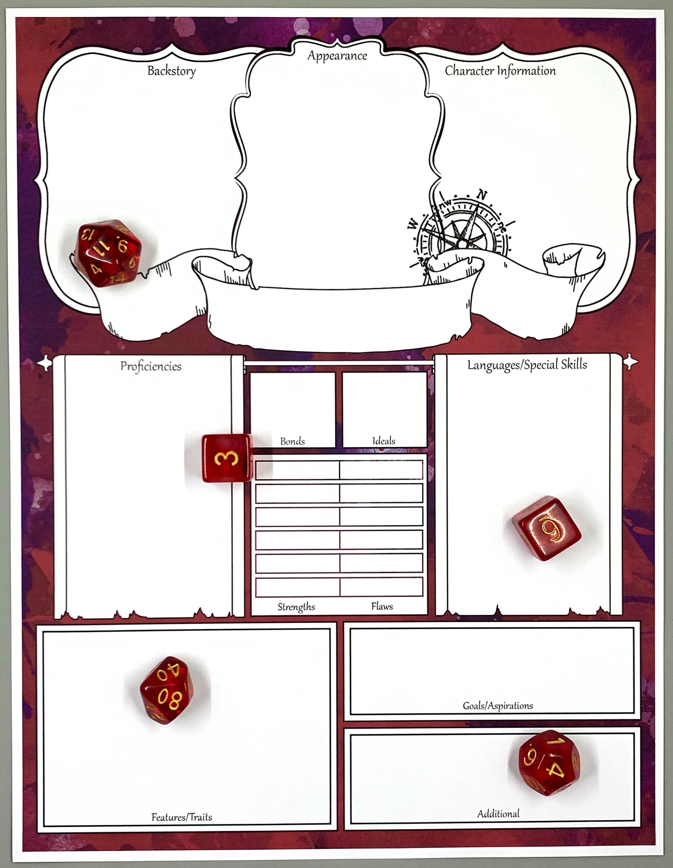 Rogue Dnd 5e Character Sheet - Etsy
