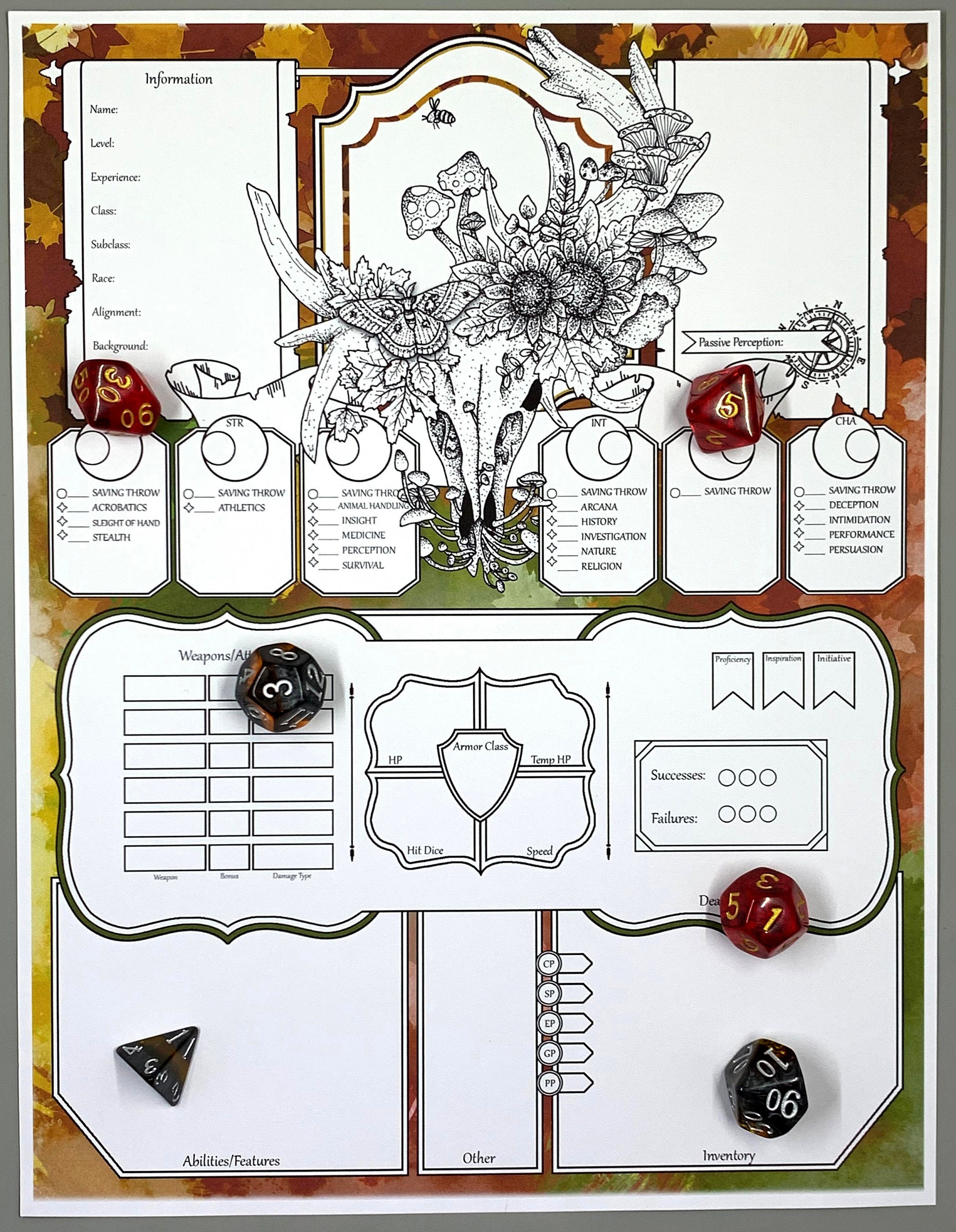 Pathfinder Character Sheet Ranger