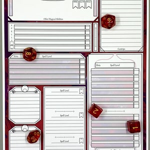 Rogue Dnd 5e Character Sheet - Etsy Canada