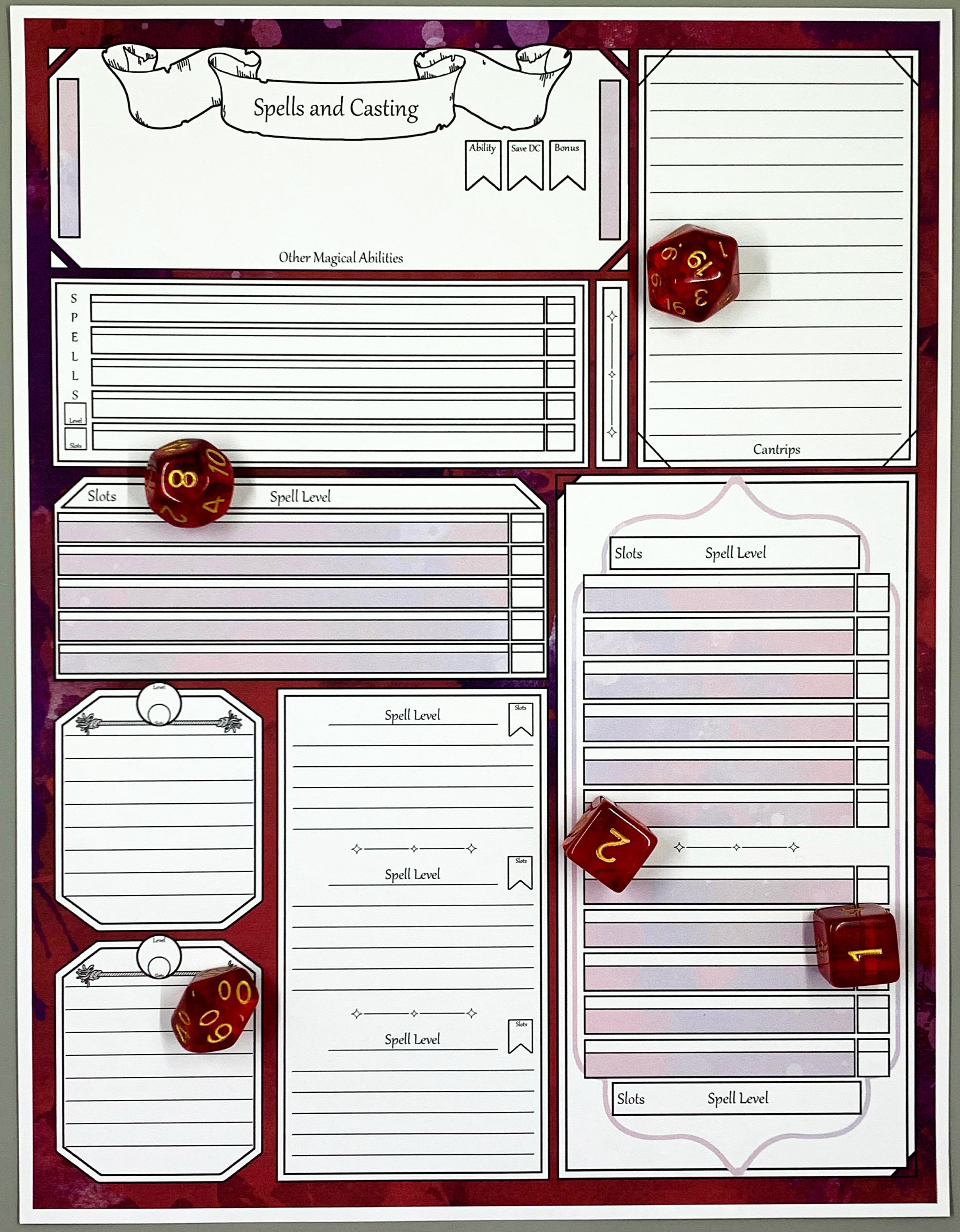 Rogue Dnd 5e Character Sheet - Etsy
