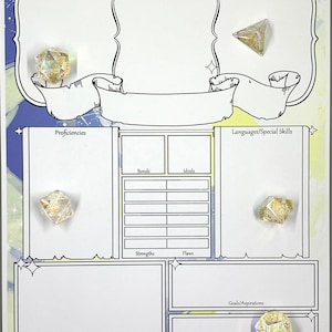 Cleric Dnd 5e Character Sheet Dnd Character Journal - Etsy Canada