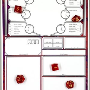 Rogue Dnd 5e Character Sheet - Etsy