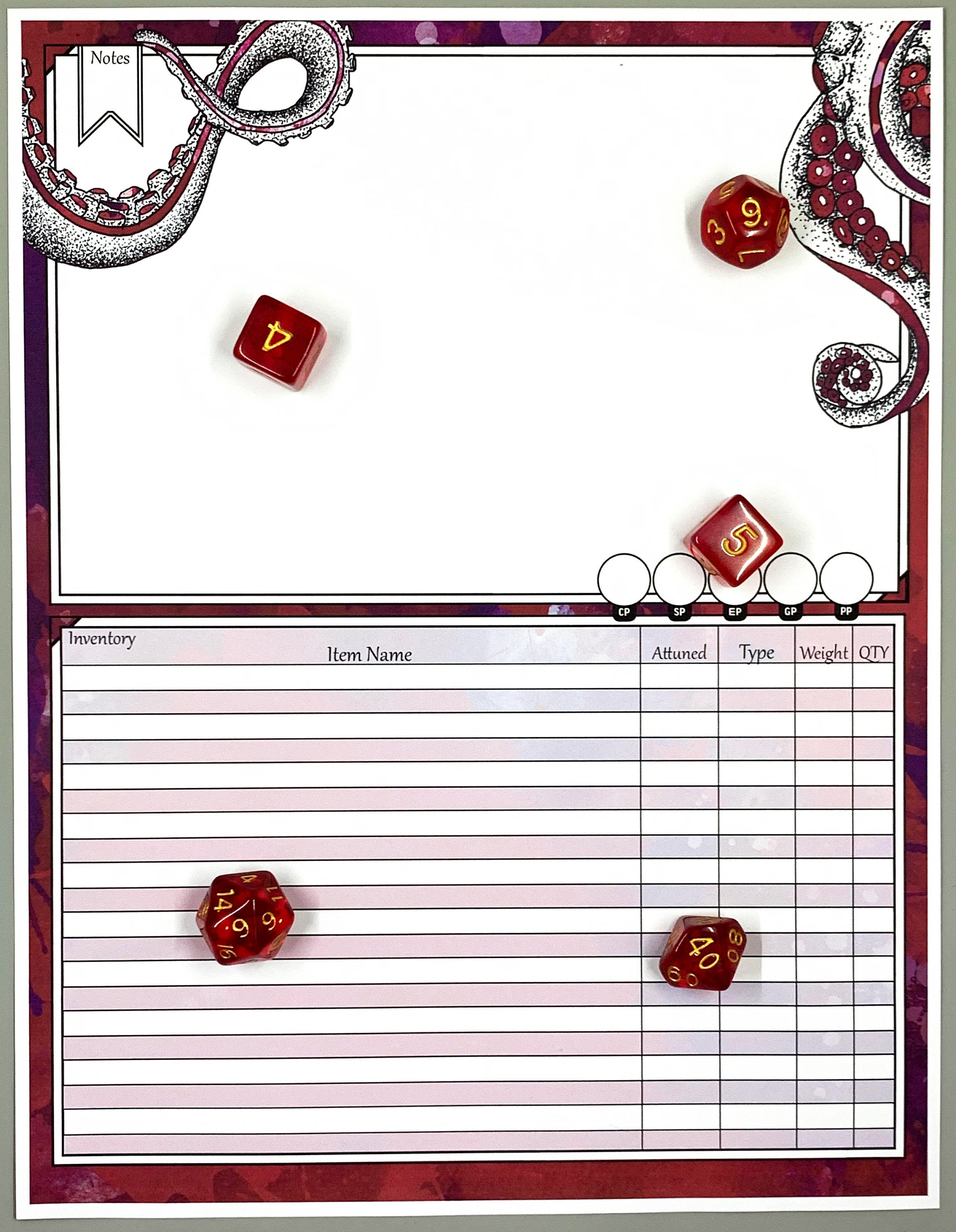 Rogue Dnd 5e Character Sheet - Etsy