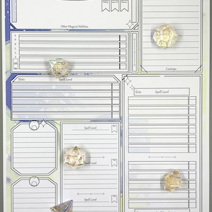 Cleric Dnd 5e Character Sheet Dnd Character Journal - Etsy Canada