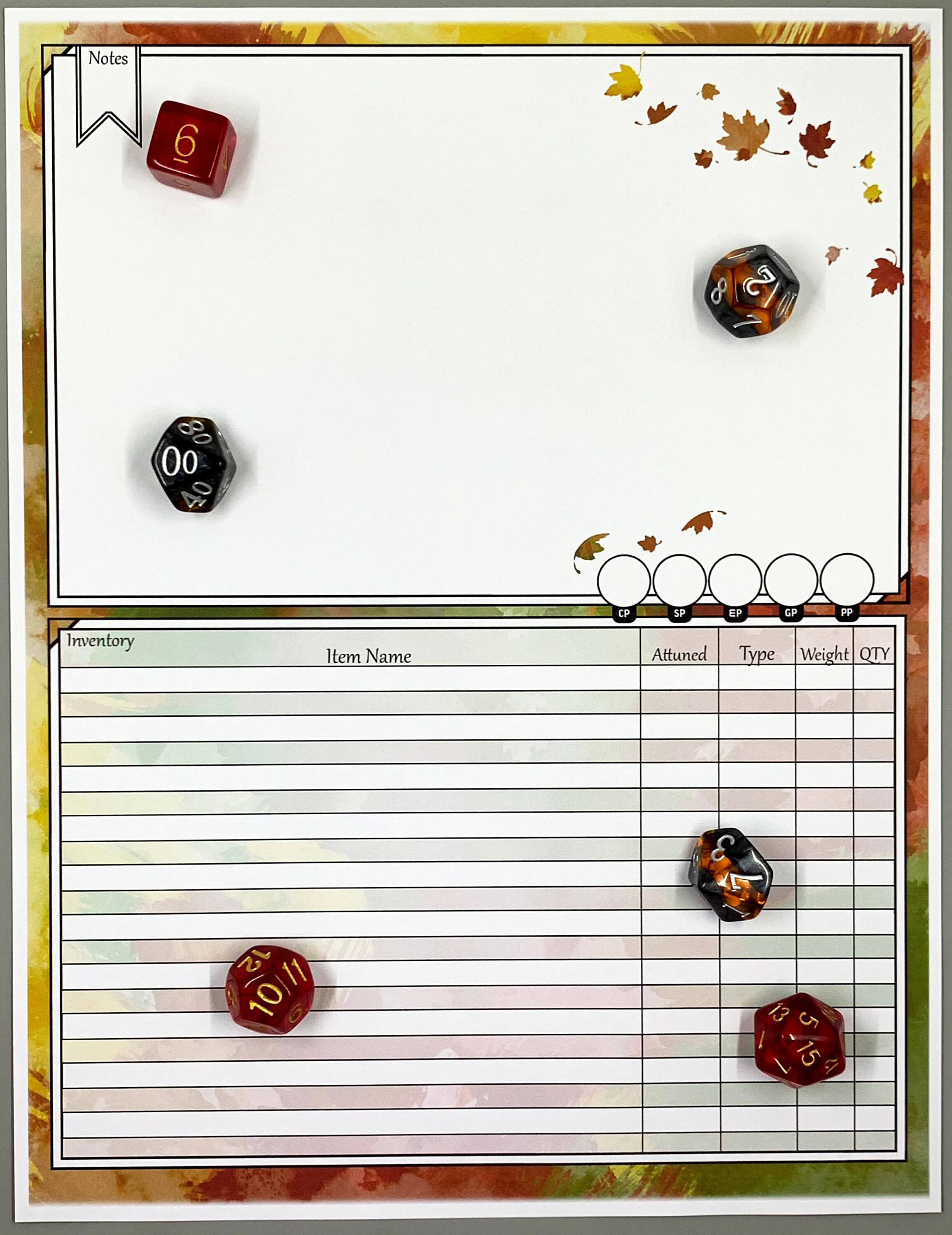 Ranger Dnd 5e Character Sheet Digital Download - Etsy