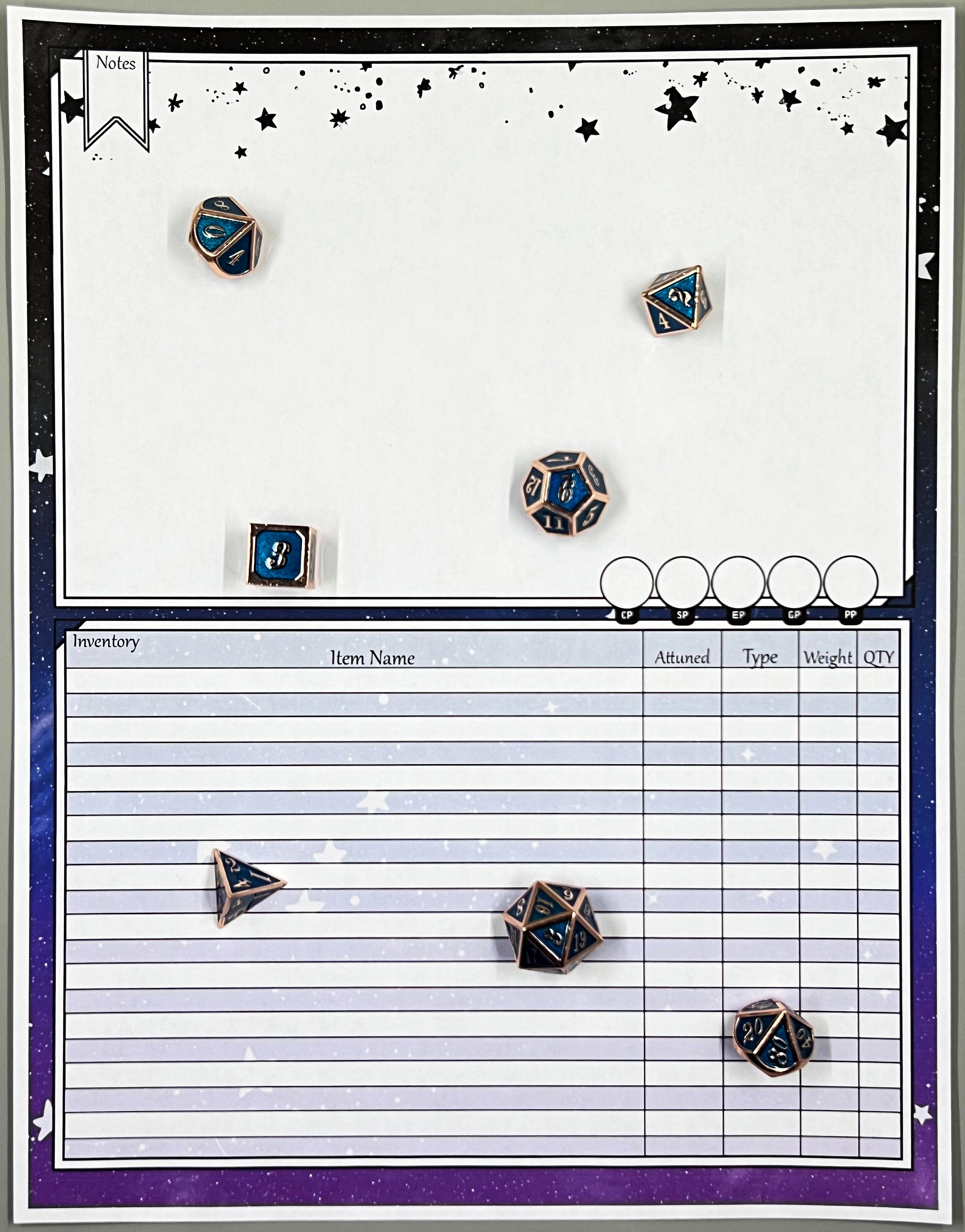 Druid Circle of the Stars Dnd 5e Character Sheet - Etsy