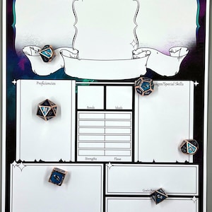 Displacer Beast Dnd 5e Character Sheet Digital Download - Etsy