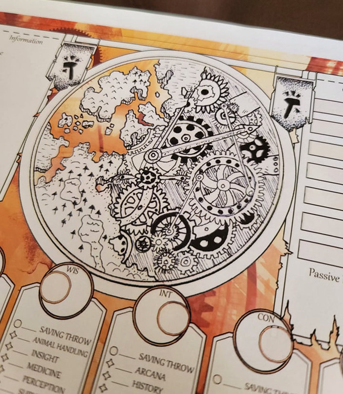 Dnd Character Sheet Artificer Battlesmith - Etsy