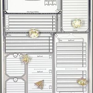 Cleric of Fate Dnd 5e Character Sheet Digital Download - Etsy