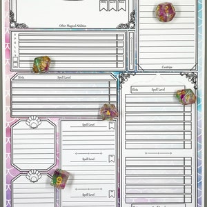 Mermaid Dnd 5e Character Sheet Digital Download - Etsy Australia